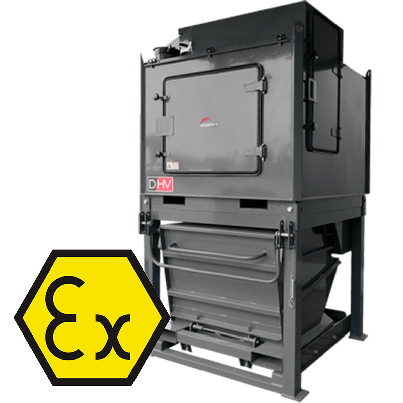 Delfin DHV 30 HV TANK Z22 - Complete High Power Vacuum Units ATEX ...