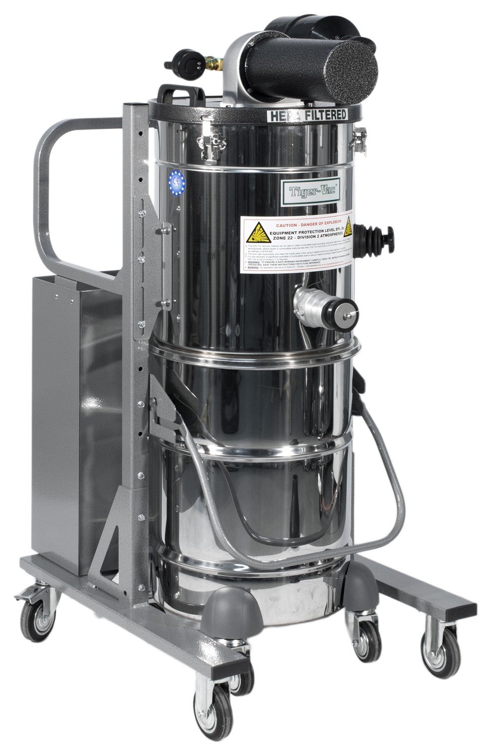 Tiger-Vac AVSD-55L (DT) HD MFS HEPA - Industrial Vacuums - Particulair